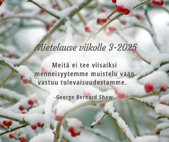Mietelause viikolle 3-2025 :: Ikääntymisen Ihmeet